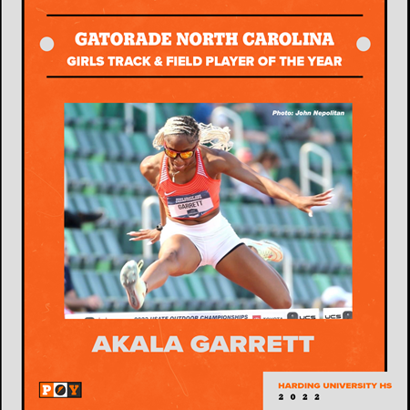 Garrett and Hansen named 2022 Gatorade North Carolina Track & Field ...